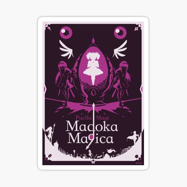 "Madoka Magica" Sticker for Sale by SnipSnipArt | Redbubble