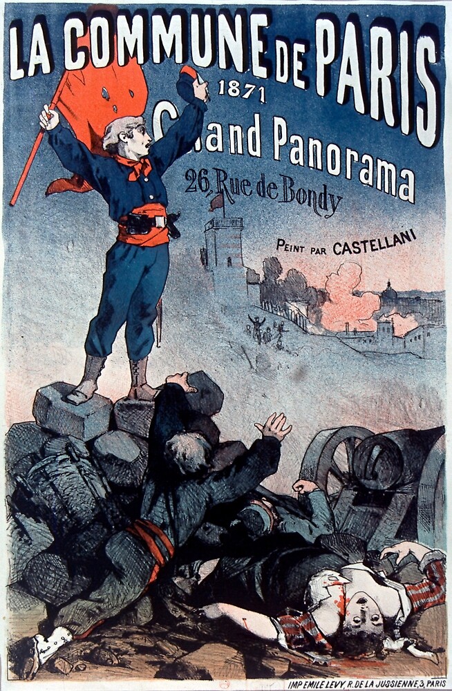 "VIntage Affiche La Commune de Paris 1871" by pdgraphics | Redbubble