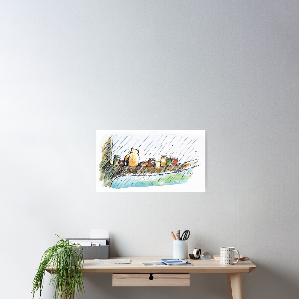 "It rained and it rained" Poster by SmalleyArt | Redbubble
