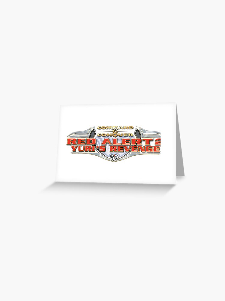 "Command and Conquer - Red Alert 2: Yuri's Revenge logo" Greeting Card ...