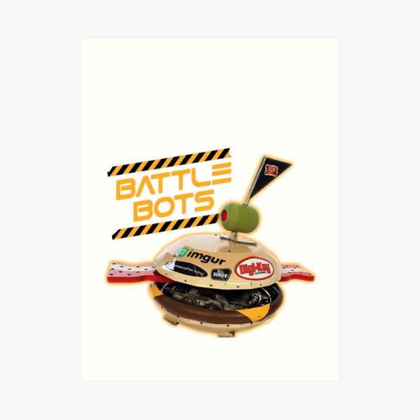 "Battlebots Fighting Robots" Art Print by FoShoDesigns | Redbubble