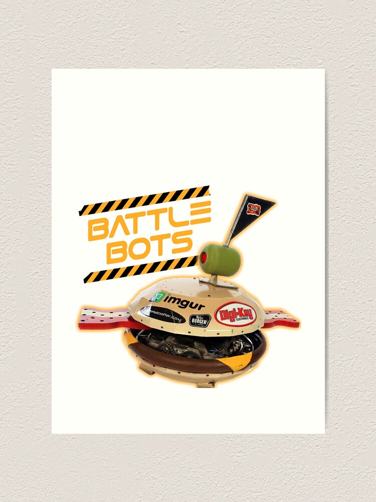 "Battlebots Fighting Robots" Art Print by FoShoDesigns | Redbubble