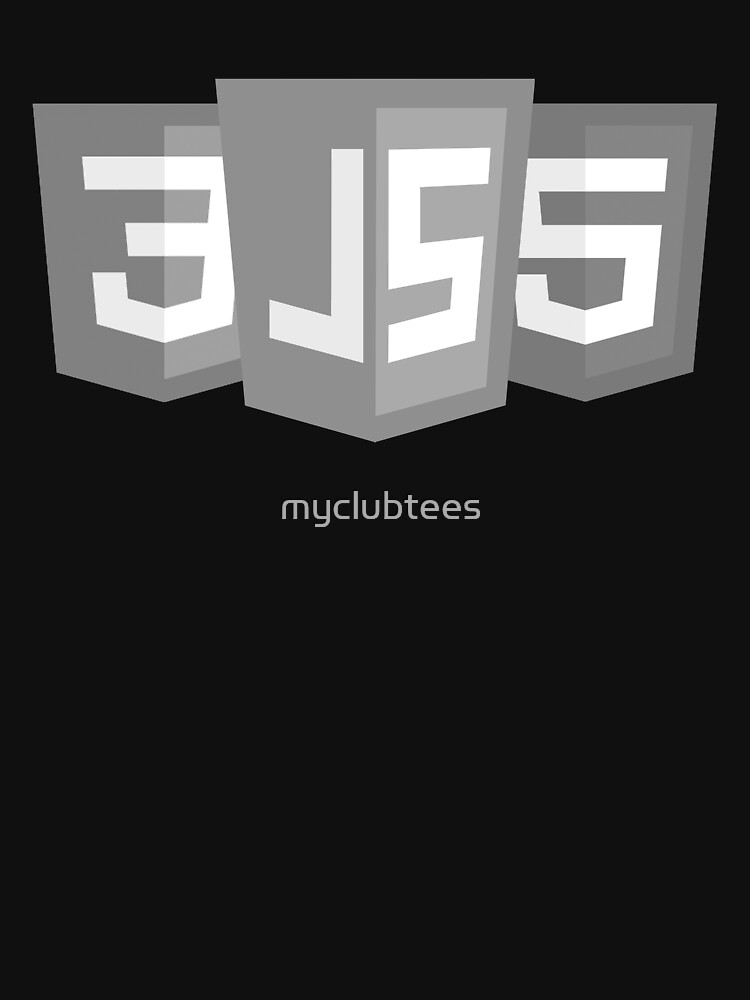 "HTML, CSS and JavaScript - Gray" T-shirt for Sale by myclubtees ...