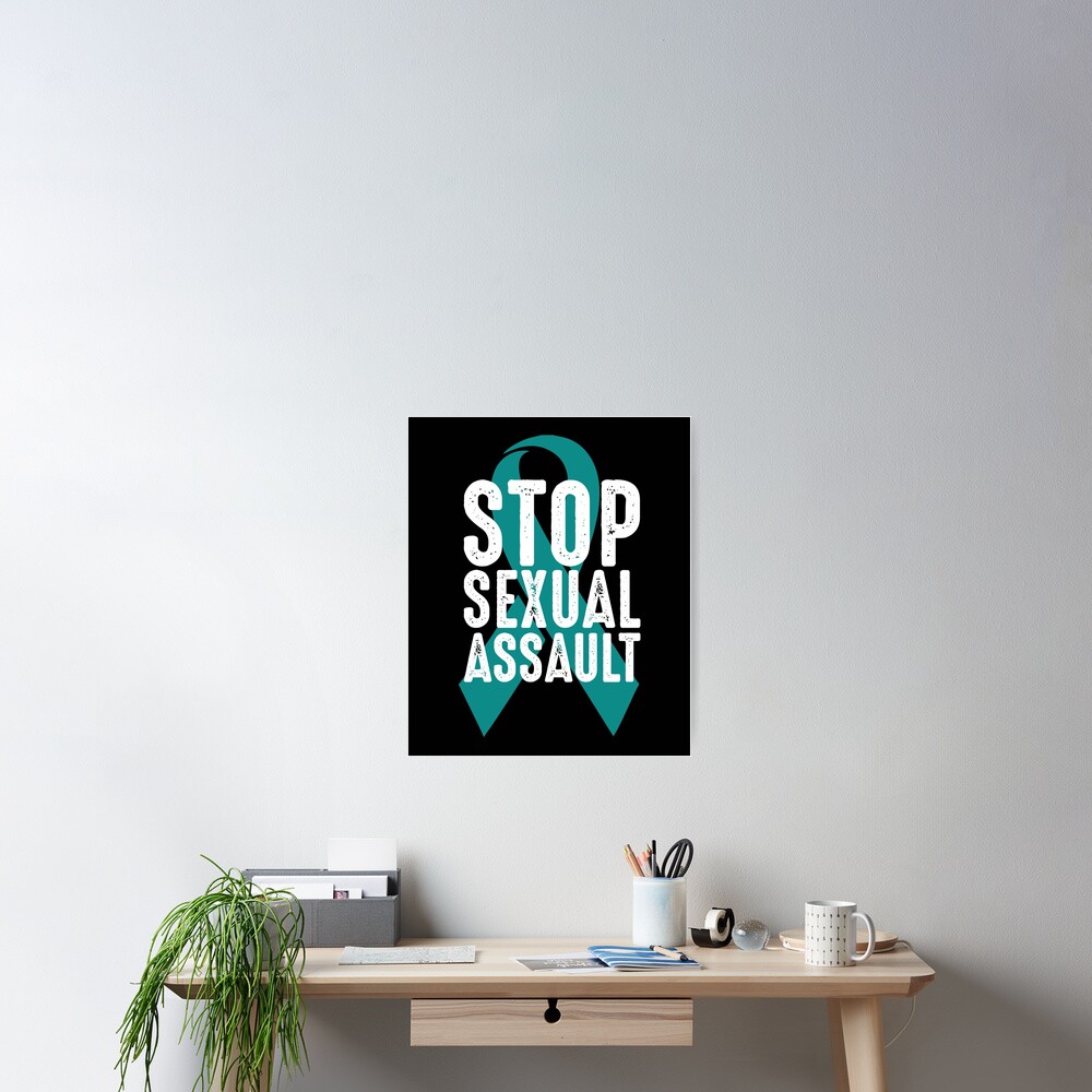 "Sexual Assault Awareness Month " Poster for Sale by alenaz | Redbubble