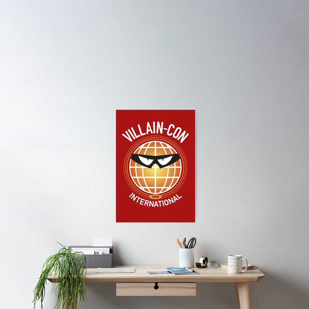 "Villain-Con International" Poster by marslegarde | Redbubble