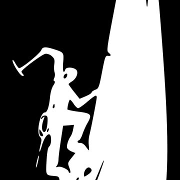 "ice climbing" Sticker by climbing-tees | Redbubble