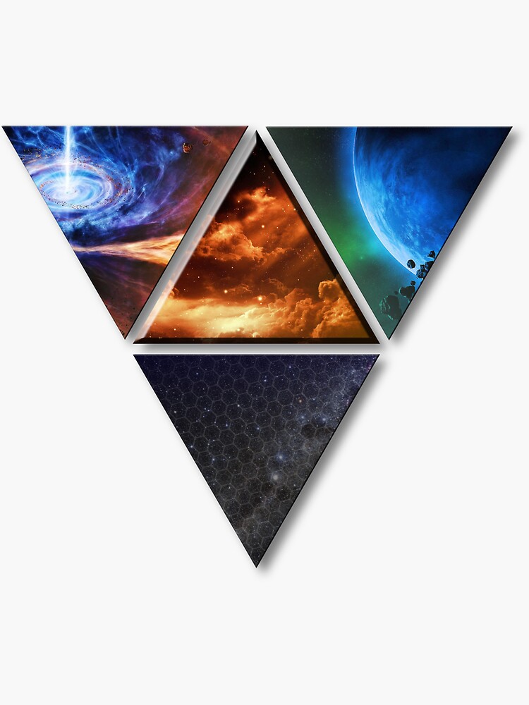 "Multiverse Logo" Sticker for Sale by Gold22karat | Redbubble