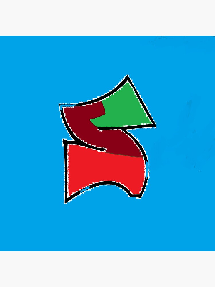 "New blue logo Merchandise" Sticker for Sale by Nath83 | Redbubble