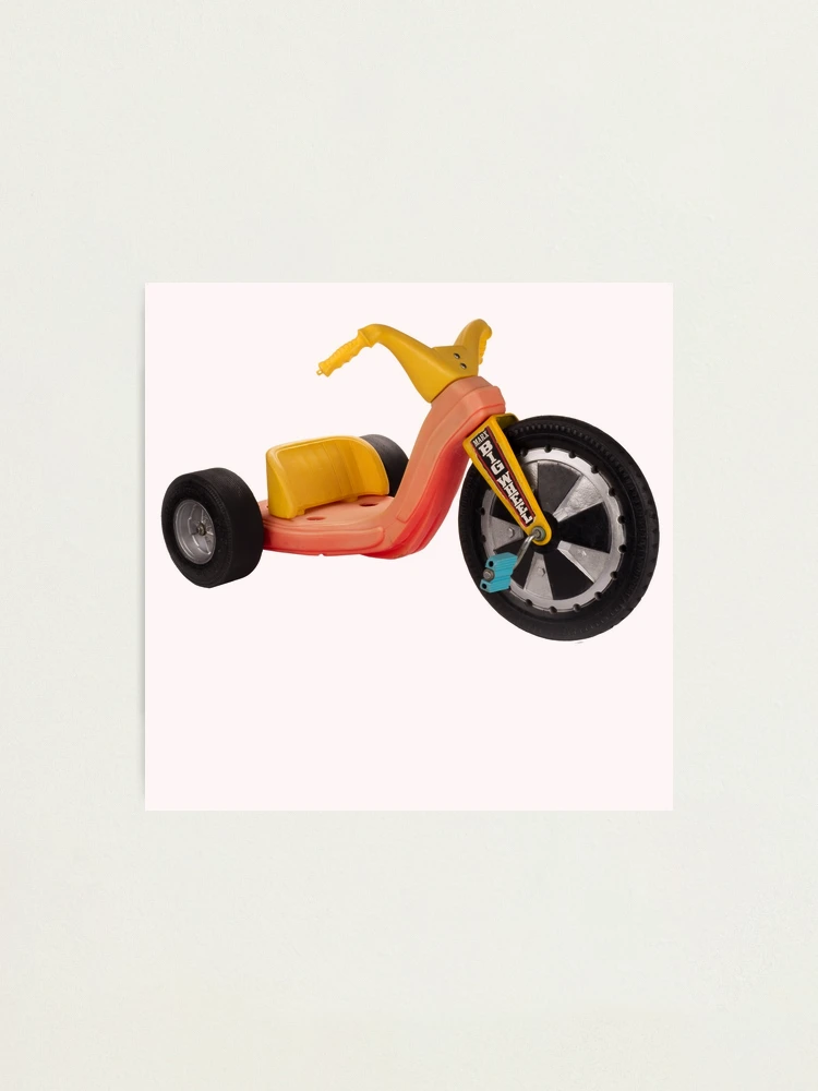 Big Wheel trike Photographic Print for Sale by BartsGeekGifts Redbubble