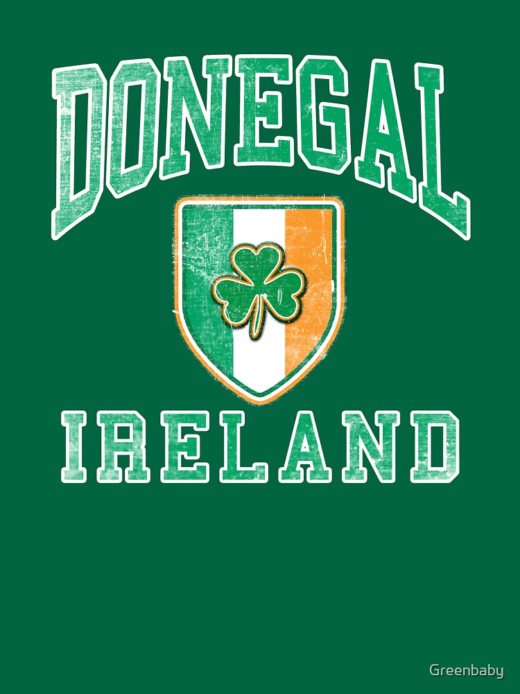 "Donegal, Ireland with Shamrock" T-shirt for Sale by Greenbaby ...