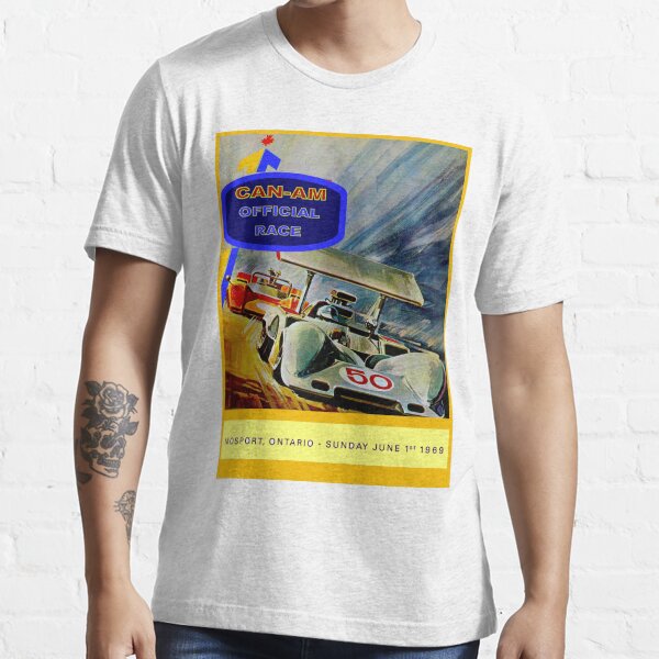 "CAN-AM : Vintage 1969 Auto Racing Advertising Print" T-shirt for Sale ...