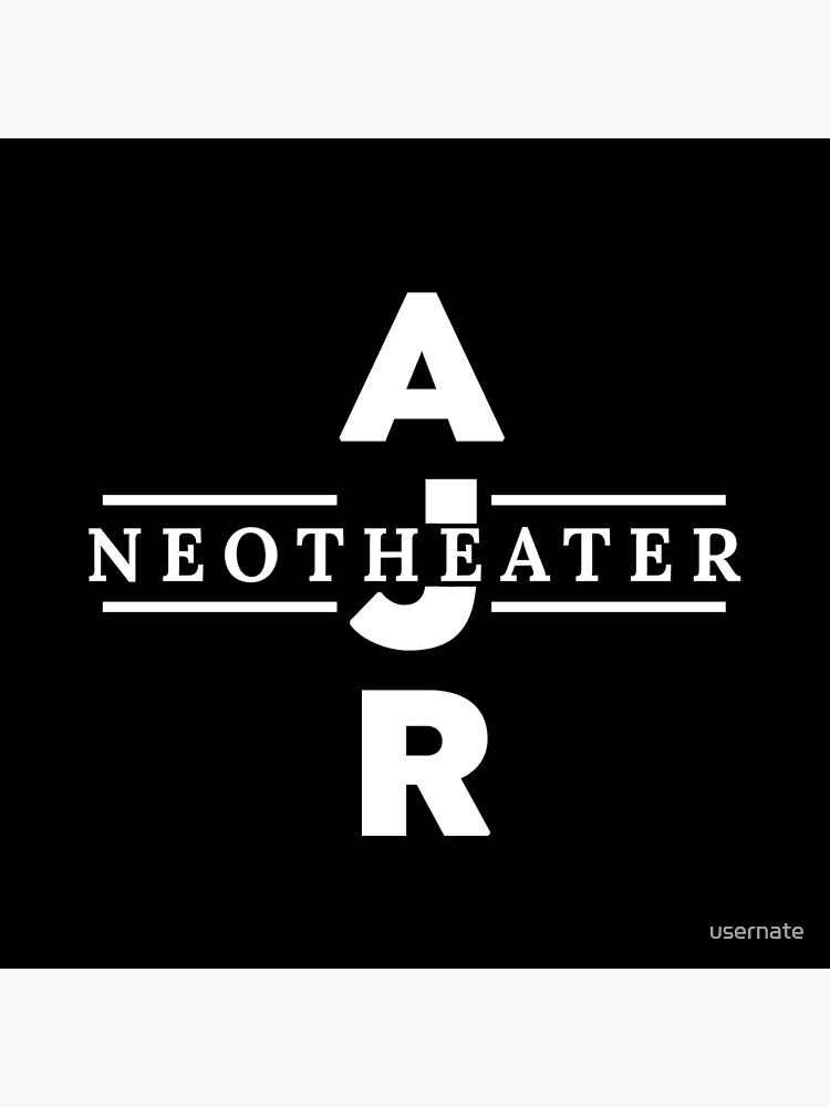"AJR Neotheater Logo" Art Print by usernate | Redbubble