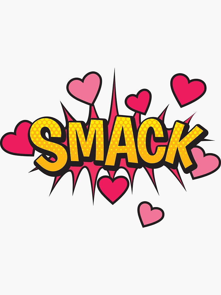 "Smack!" Sticker by abbazabba | Redbubble