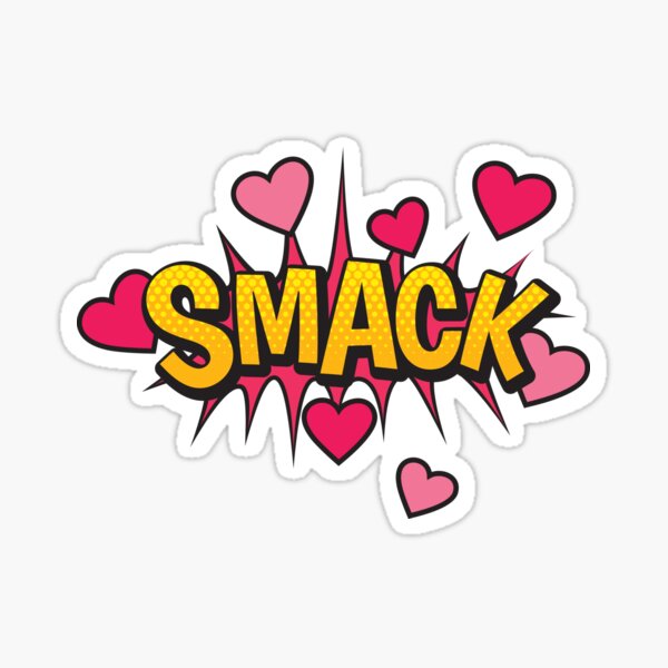 "Smack!" Sticker by abbazabba | Redbubble