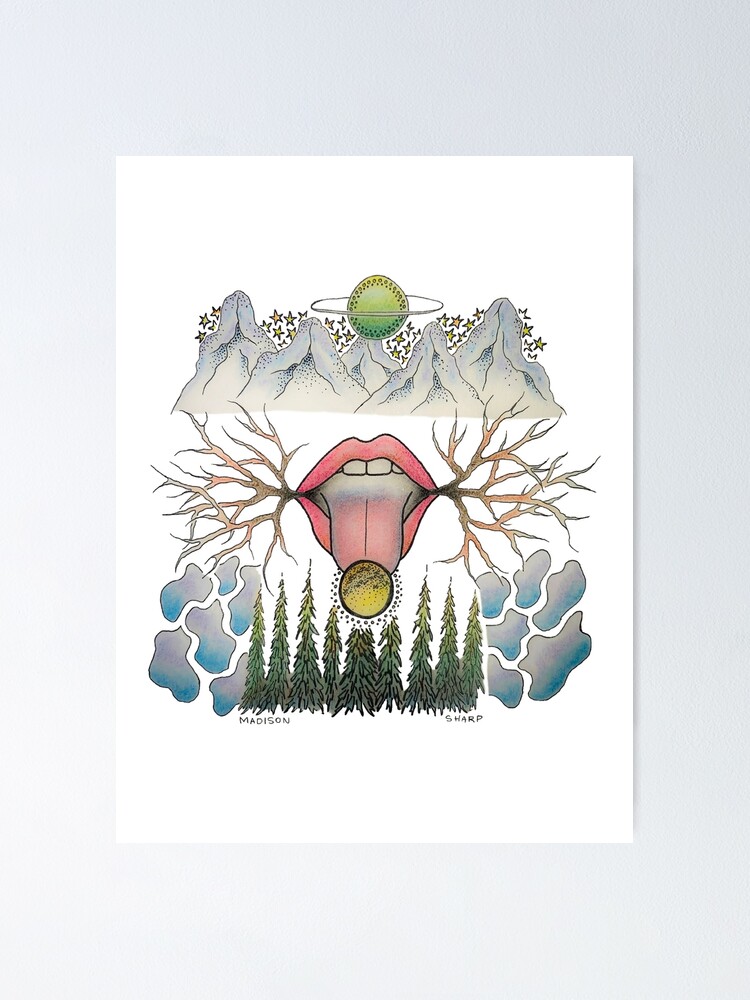 "Rooted Words" Poster for Sale by madisononpaper | Redbubble
