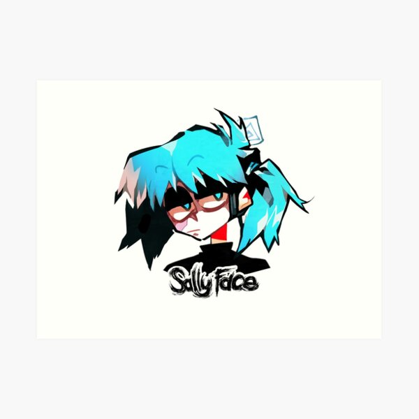"Sally Face" Art Print by zukich | Redbubble