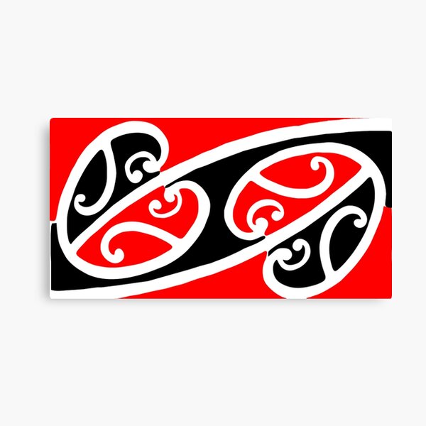 "Maori Kowhaiwhai Pattern 2" Canvas Print for Sale by CroyleC | Redbubble
