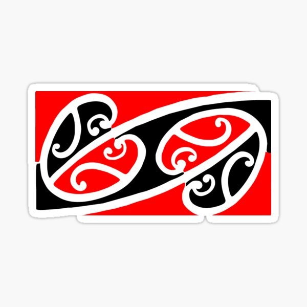 "Maori Kowhaiwhai Pattern 2" Sticker for Sale by CroyleC | Redbubble