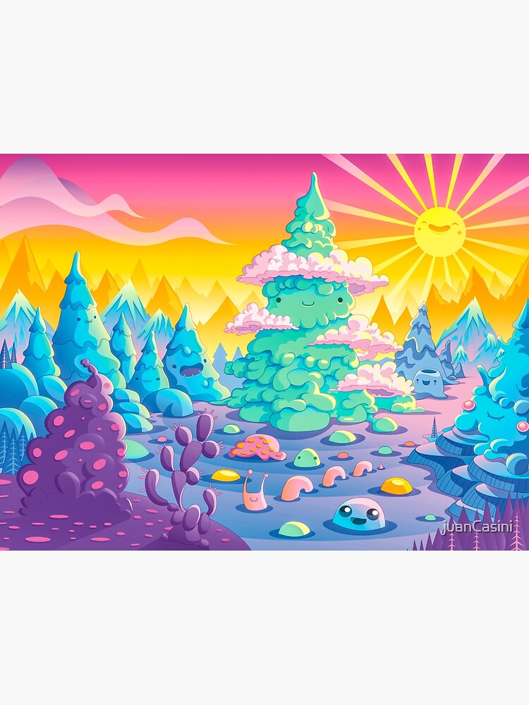 "Trippy Valley" Canvas Print for Sale by juanCasini | Redbubble