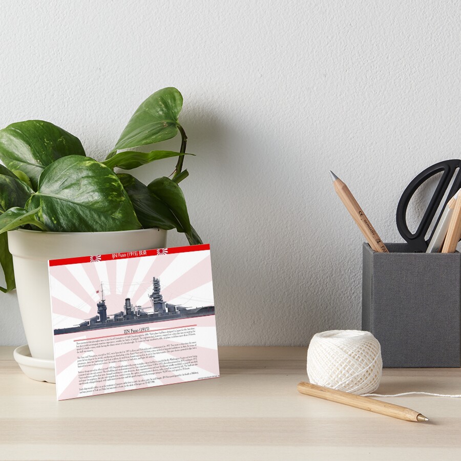 "IJN Battleship Fuso" Poster for Sale by TheCollectioner | Redbubble