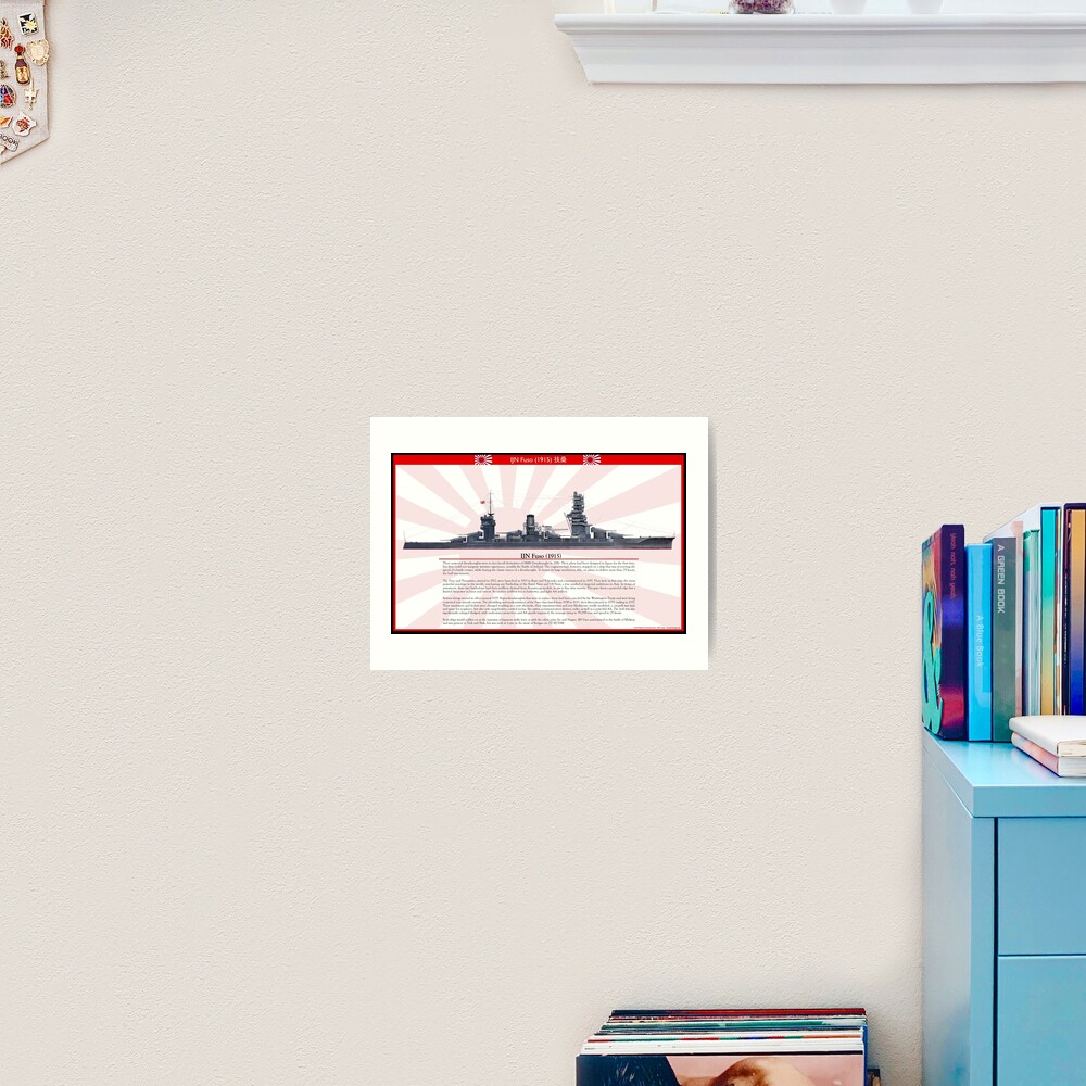 "IJN Battleship Fuso" Poster for Sale by TheCollectioner | Redbubble