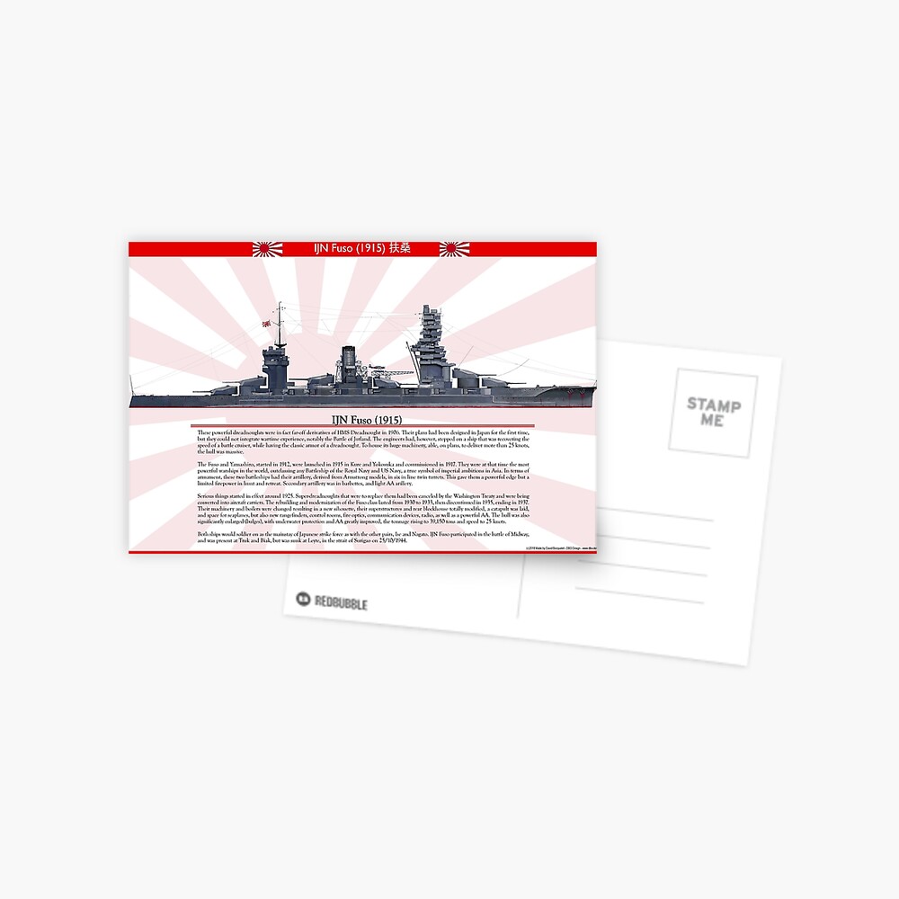 "IJN Battleship Fuso" Poster for Sale by TheCollectioner | Redbubble