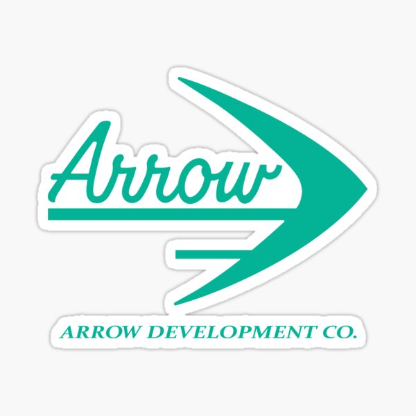 "Development of Arrow - Teal Edition" Sticker for Sale by ...