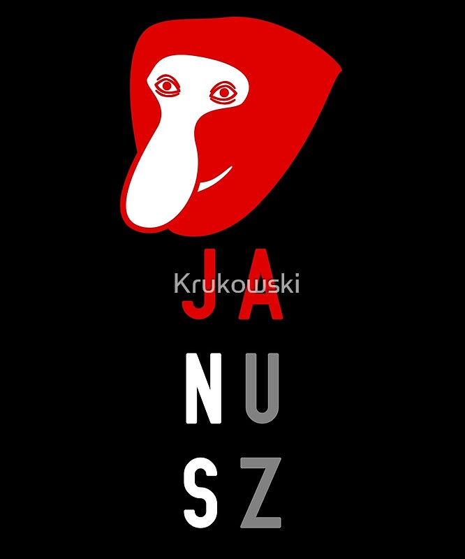 "Janusz Polak Nosacz Polish Monkey Meme Print" by Krukowski | Redbubble