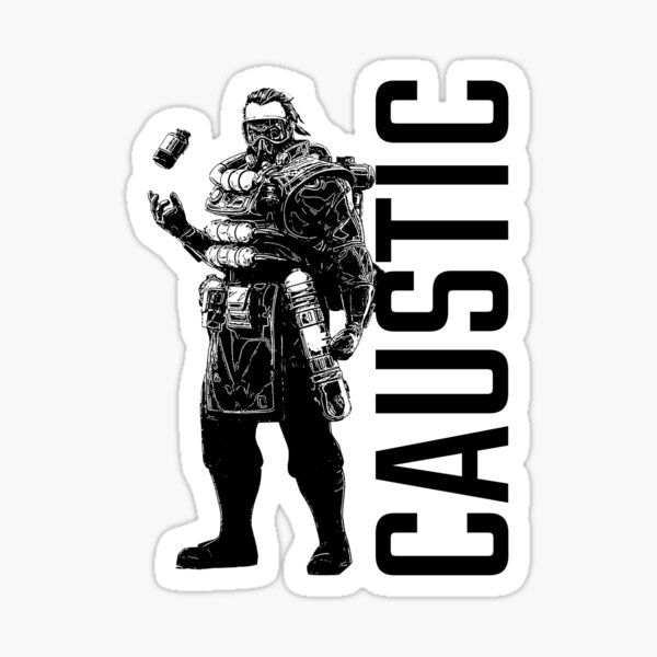 "Apex Legends - Caustic" Sticker for Sale by OtakuAttack | Redbubble