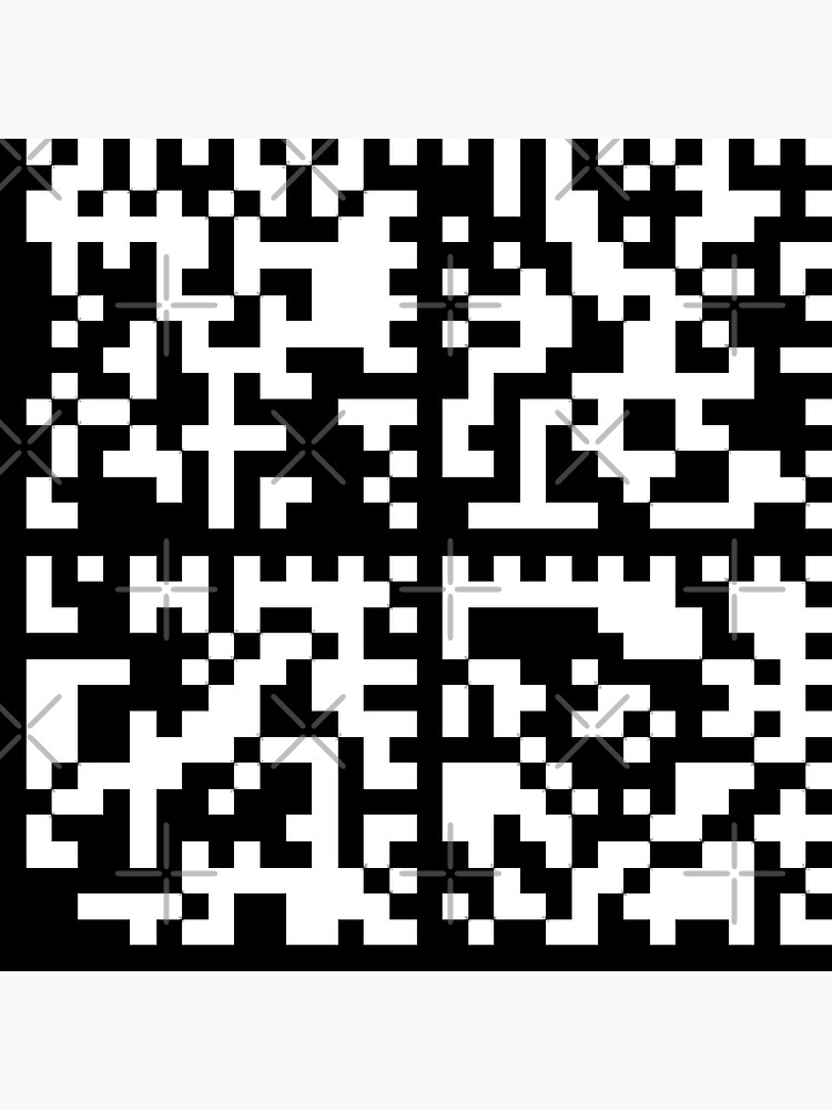 "Datamatrix" Sticker for Sale by MrMystere | Redbubble