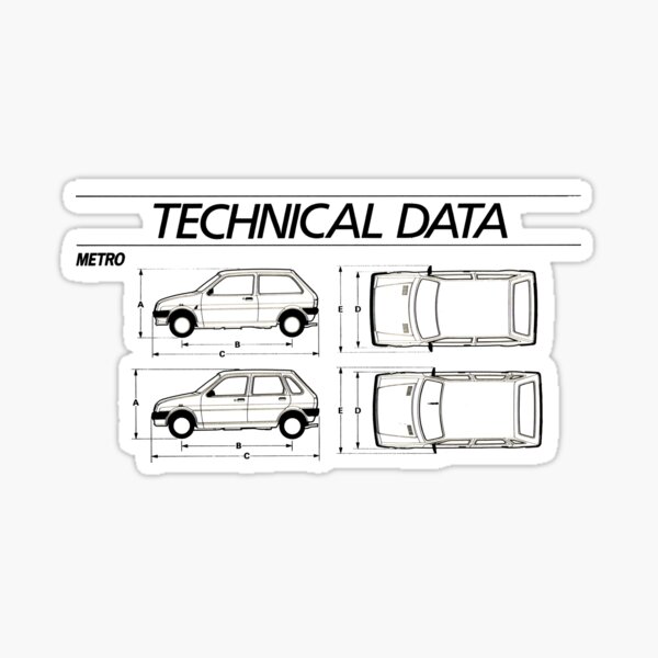 "AUSTIN ROVER METRO" Sticker for Sale by ThrowbackM2 | Redbubble