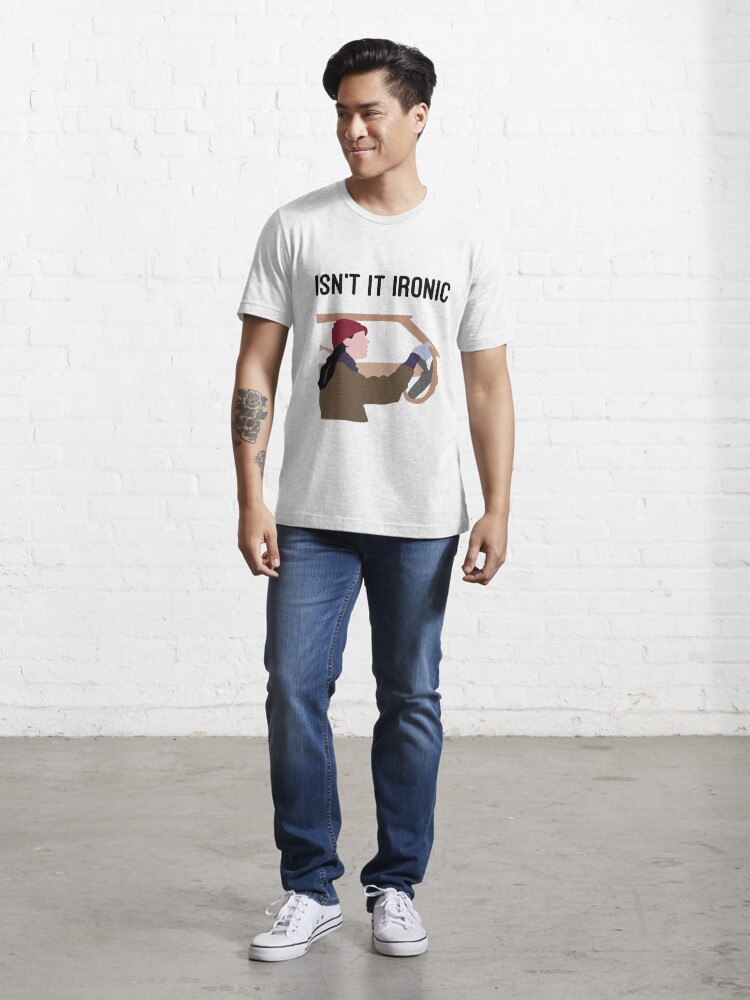 "Ironic " T-shirt for Sale by nadirasimone | Redbubble | ironic t ...
