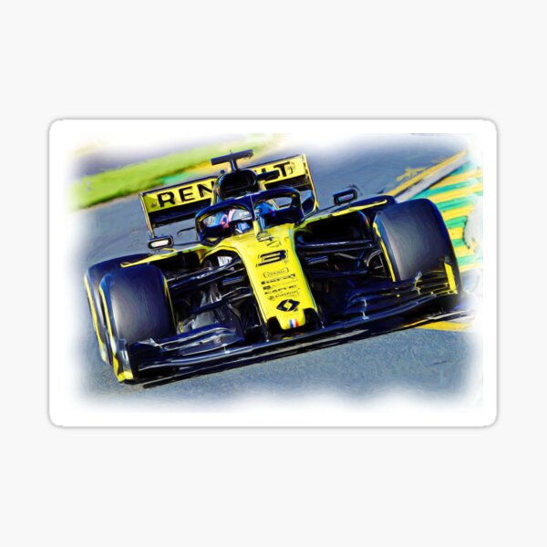 "Daniel Ricciardo # 3 Season 2019" Sticker for Sale by Glineur | Redbubble
