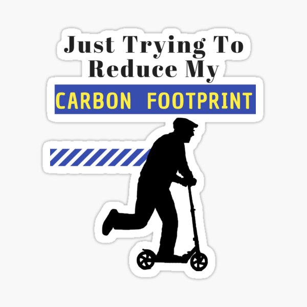 "Carbon Footprint" Sticker by surveyhart | Redbubble