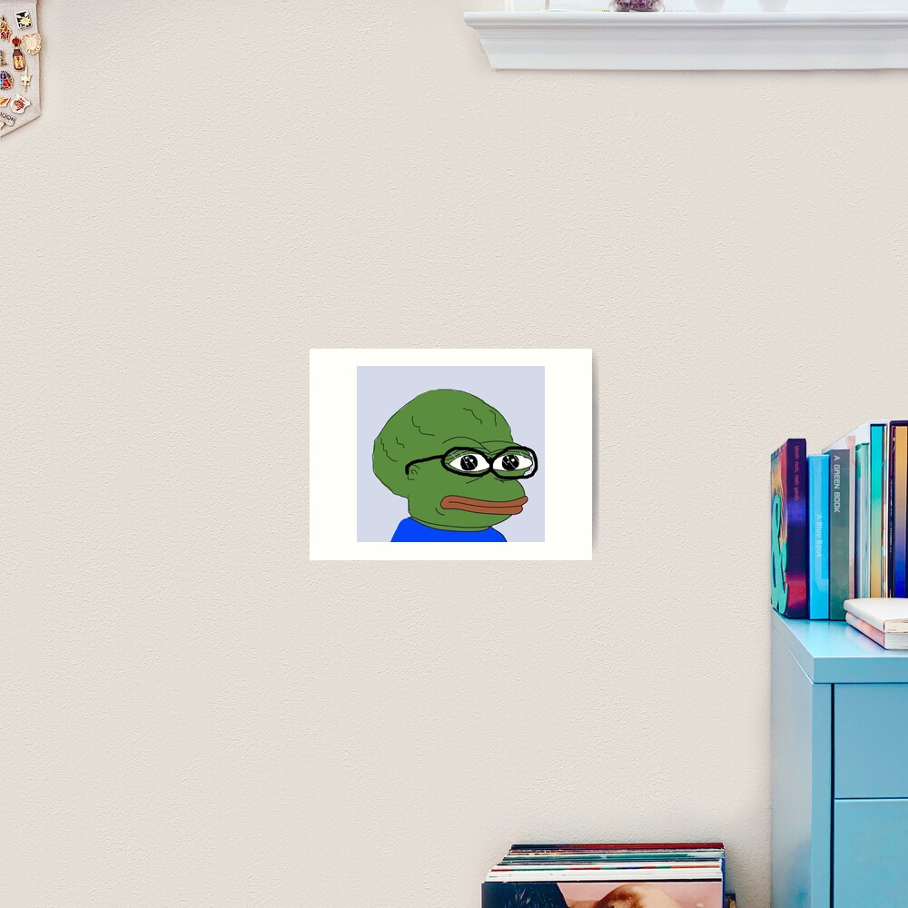 "Smart Pepe" Art Print for Sale by JovianSlim | Redbubble