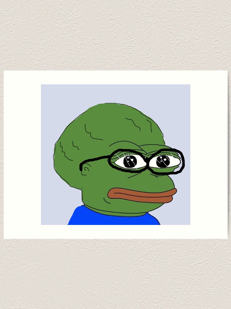 "Smart Pepe" Art Print for Sale by JovianSlim | Redbubble