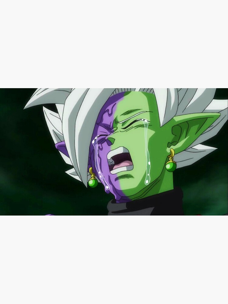 "Zamasu Crying" Sticker for Sale by roach-commodity | Redbubble