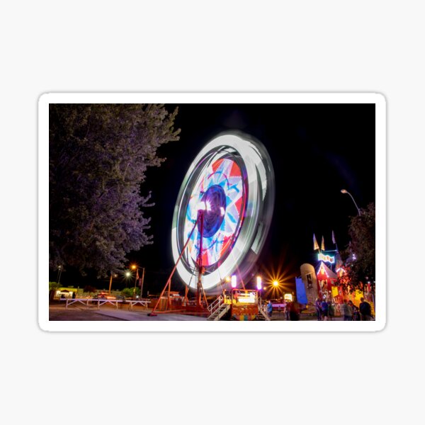 "Spinning Ferris Wheel" Sticker by Mccauleyphoto | Redbubble
