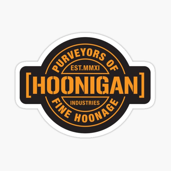 Hoonigan Stickers | Redbubble