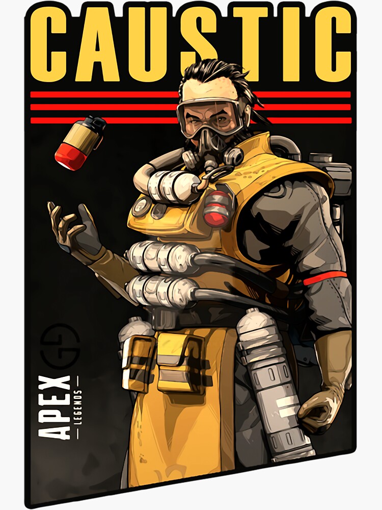 "Apex legends caustic" Sticker by rimmbubble | Redbubble