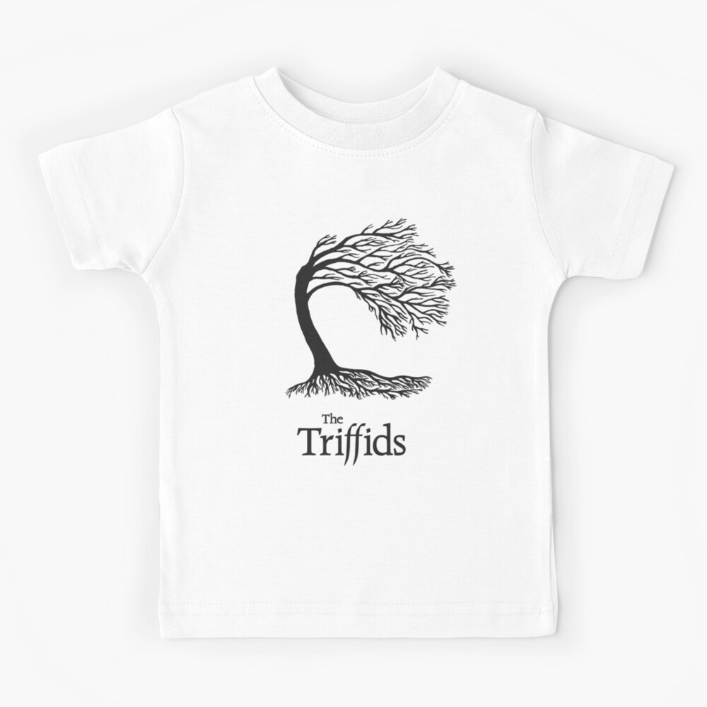 "Triffids tree and logo in black - tree by Martyn P Casey" Kids T-Shirt ...