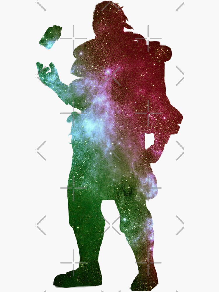 "Galaxy Caustic" Sticker by DWaffleDesigns | Redbubble
