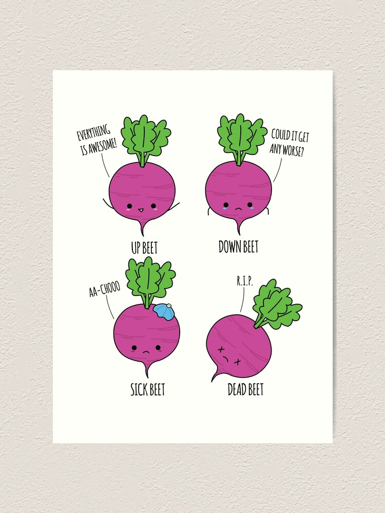 "Beet Puns" Art Print for Sale by whitneykayc | Redbubble