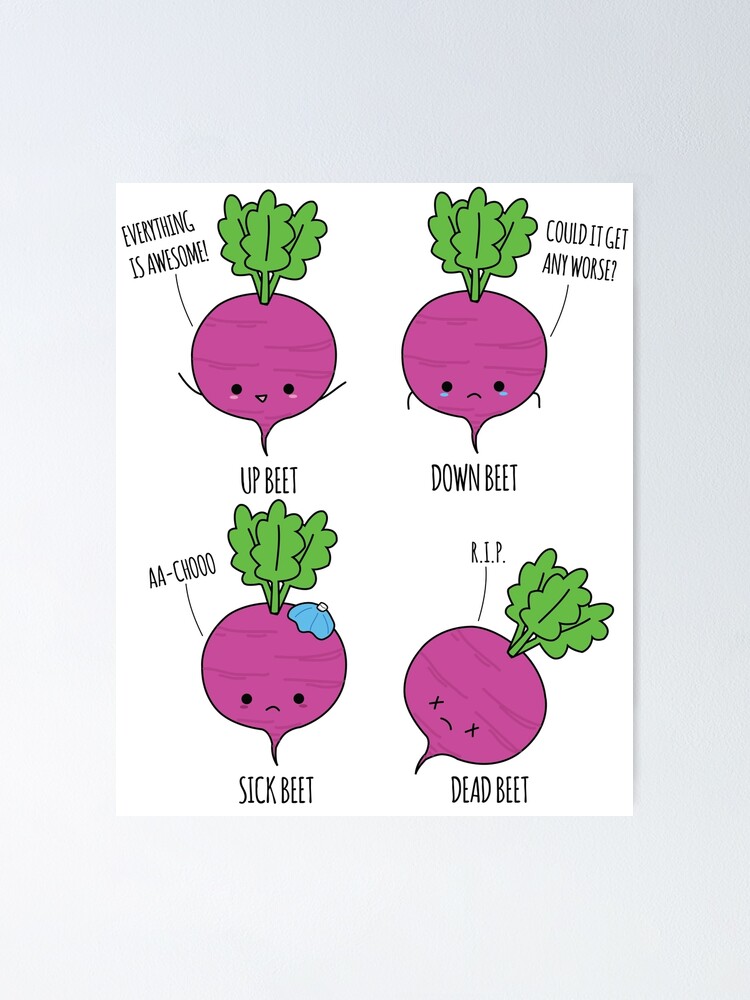 "Beet Puns" Poster by whitneykayc | Redbubble