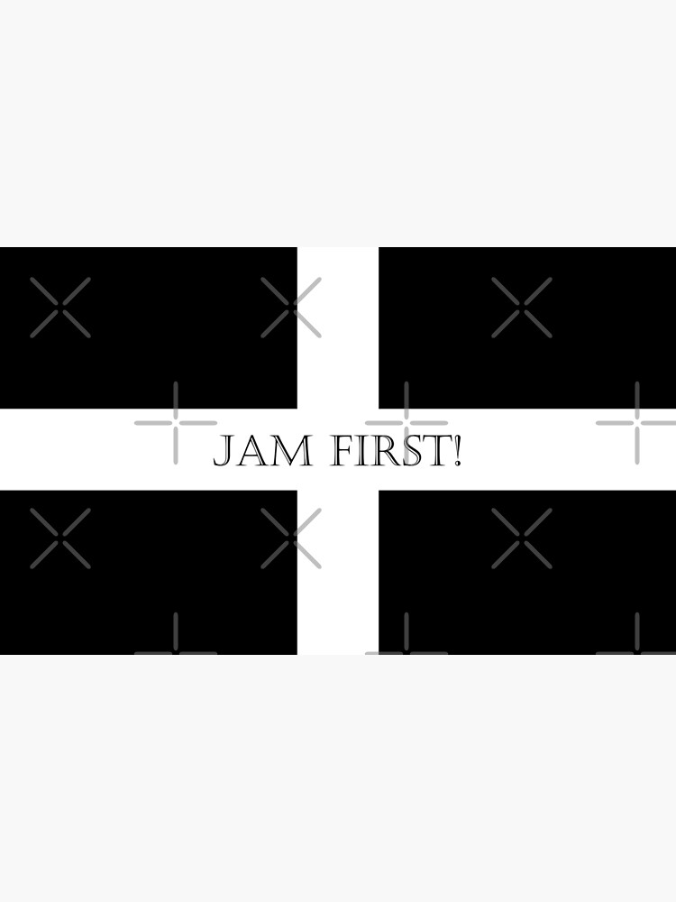"Jam First" Poster by TerriWaters | Redbubble
