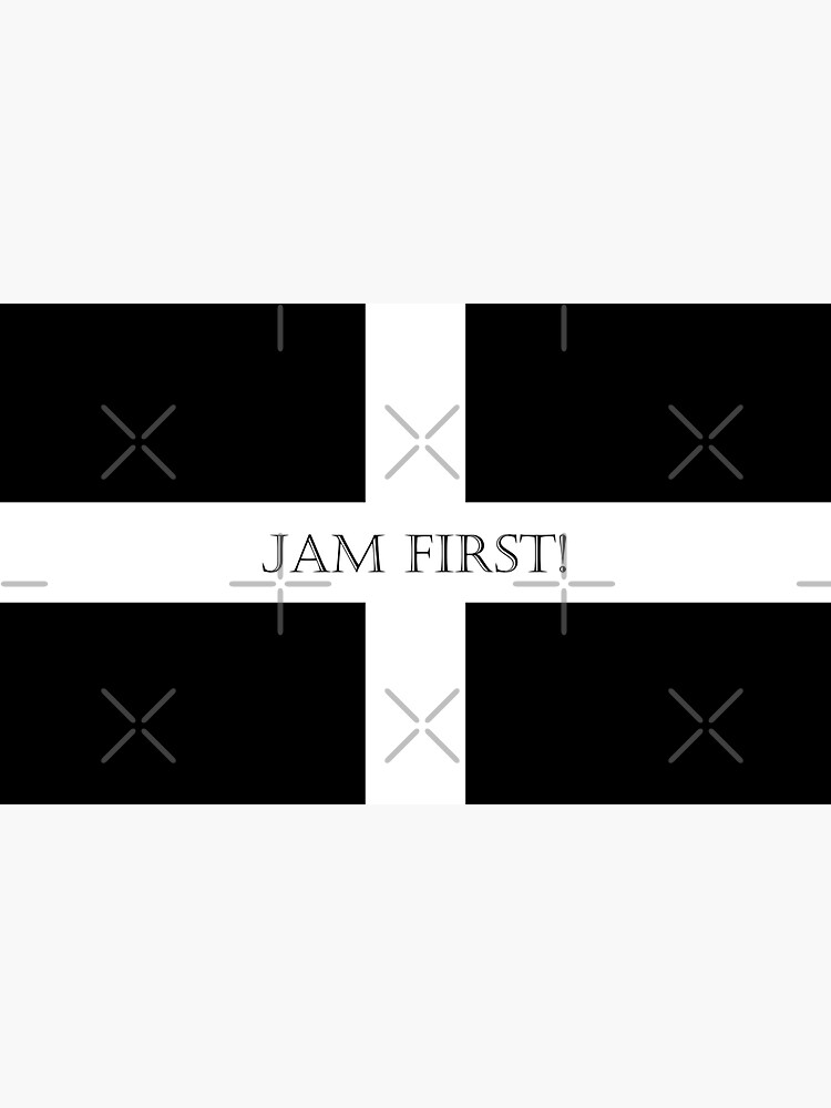 "Jam First" Sticker for Sale by TerriWaters | Redbubble