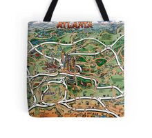 "Atlanta Georgia Cartoon Map" by Kevin Middleton | Redbubble