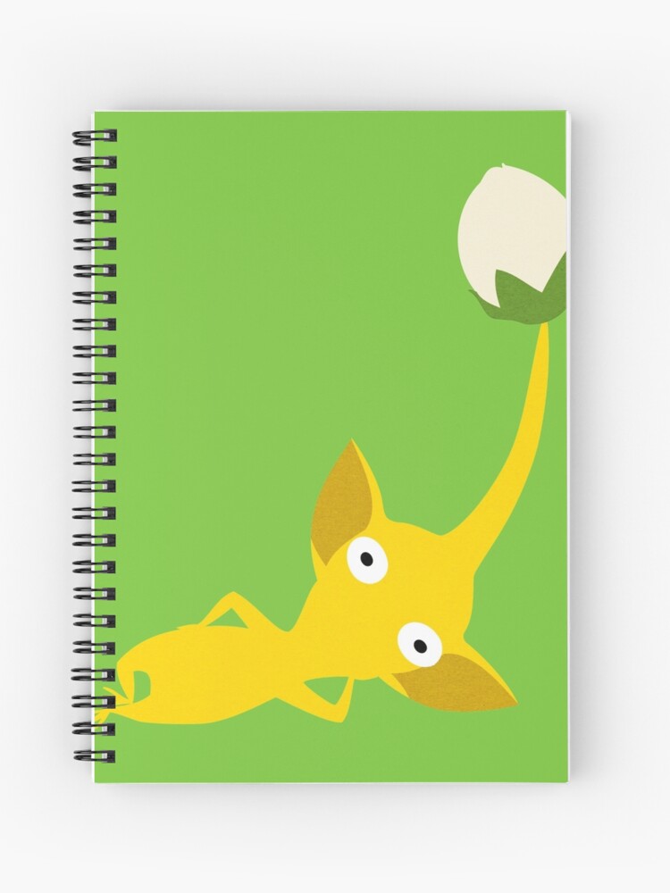 "Yellow Pikmin" Spiral Notebook for Sale by tanzelt | Redbubble