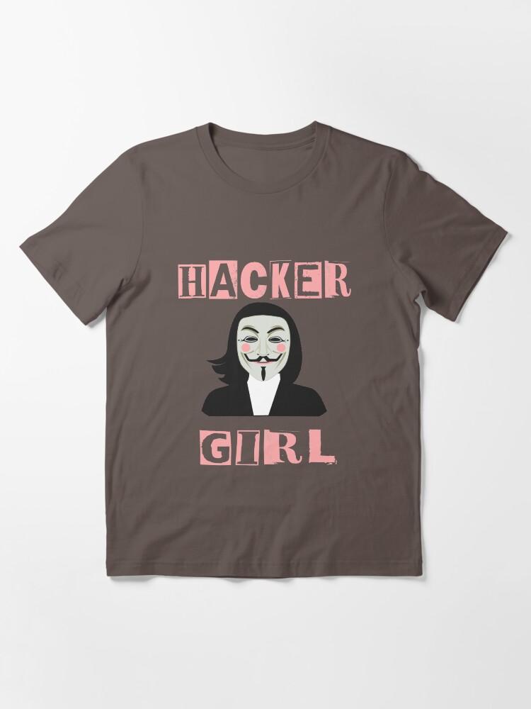"Anonymous Mask Hacker Girl Project Zorgo Game Master PZ4" T-shirt for ...