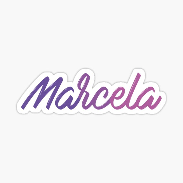 "Marcela" Sticker for Sale by Shalomjoy | Redbubble